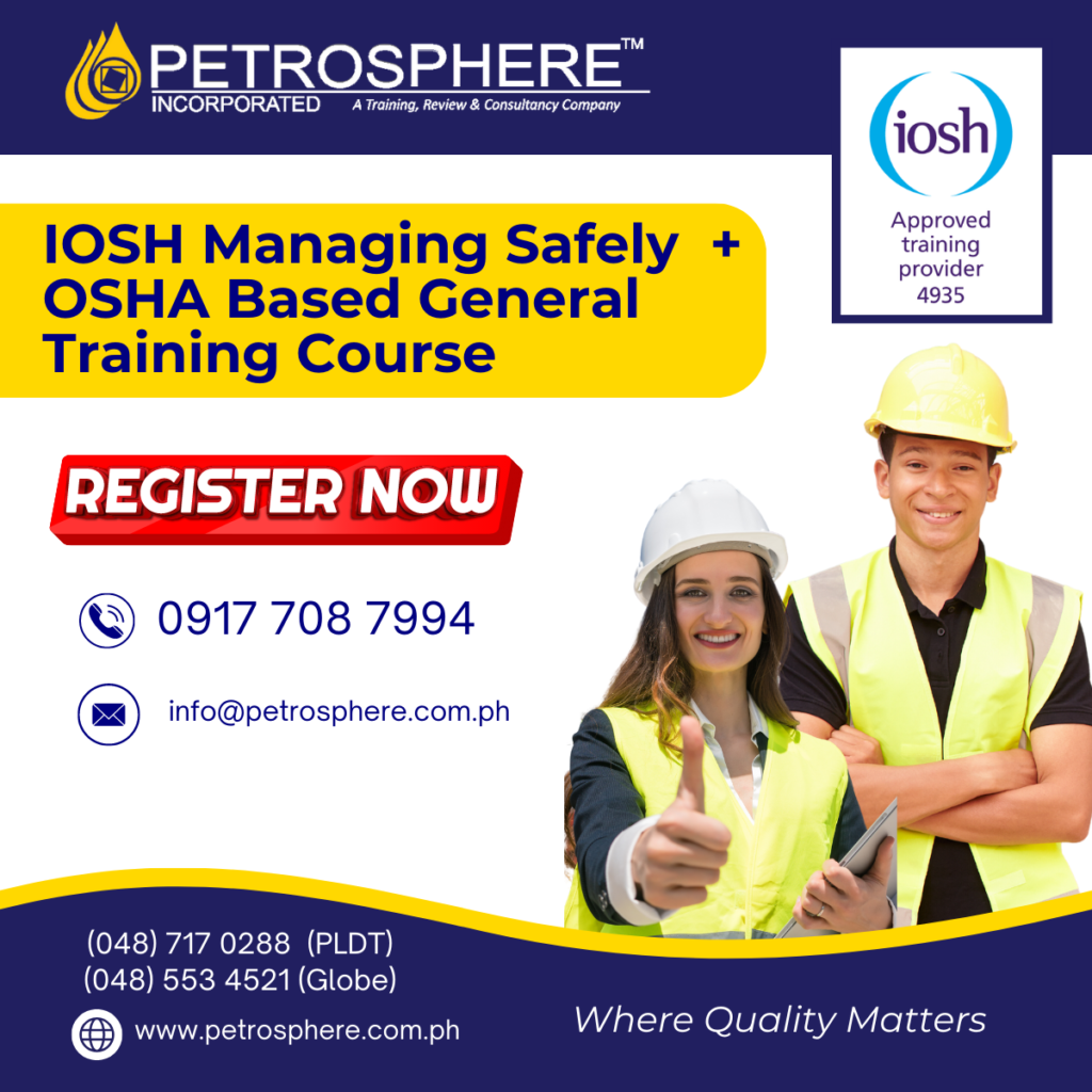 IOSH Managing Safely and OSHA Based General Training Course ...
